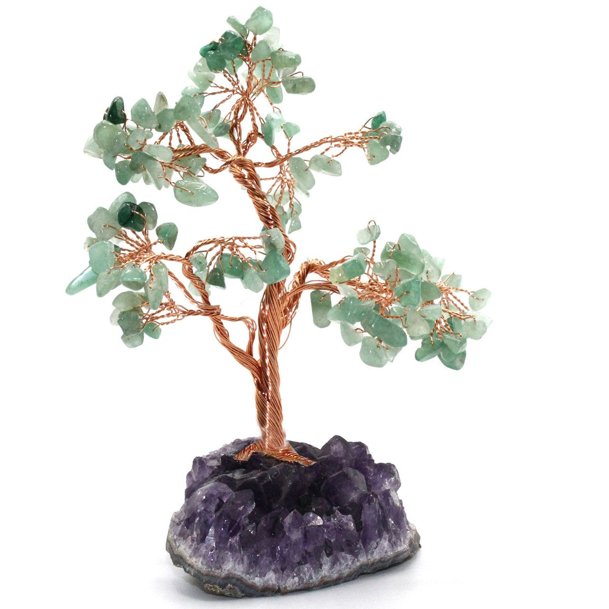 Reiki Energy Charged Crystal Tree Of Life With Green Aventurine ...
