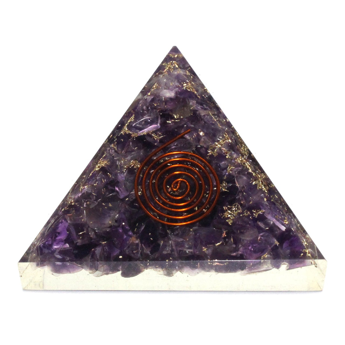 Pure Amethyst Orgone Reiki Energy Charged Pyramid | Primal Chakra