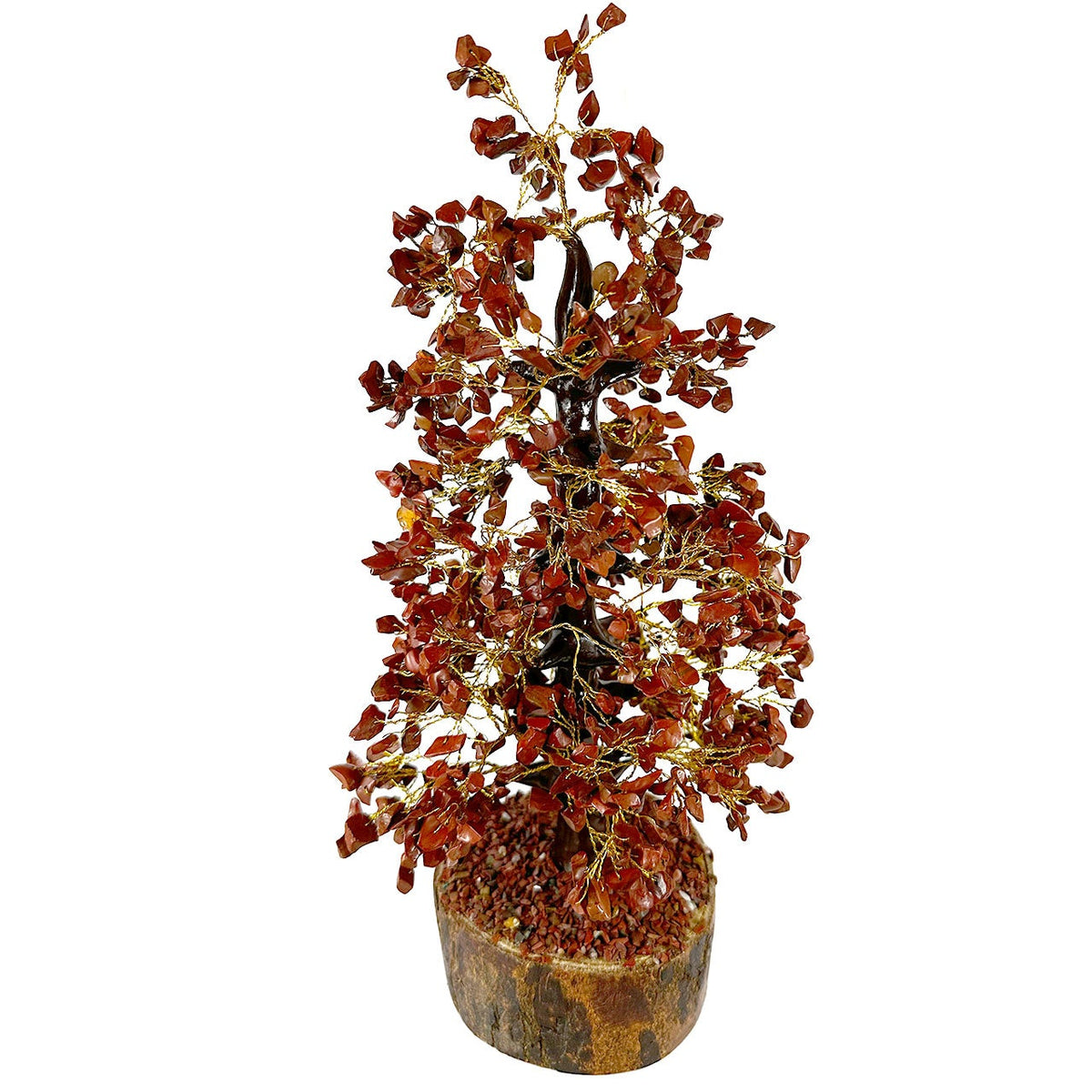 Extra Large Reiki Energy Charged Red Jasper Wood Base Tree Of Life ...